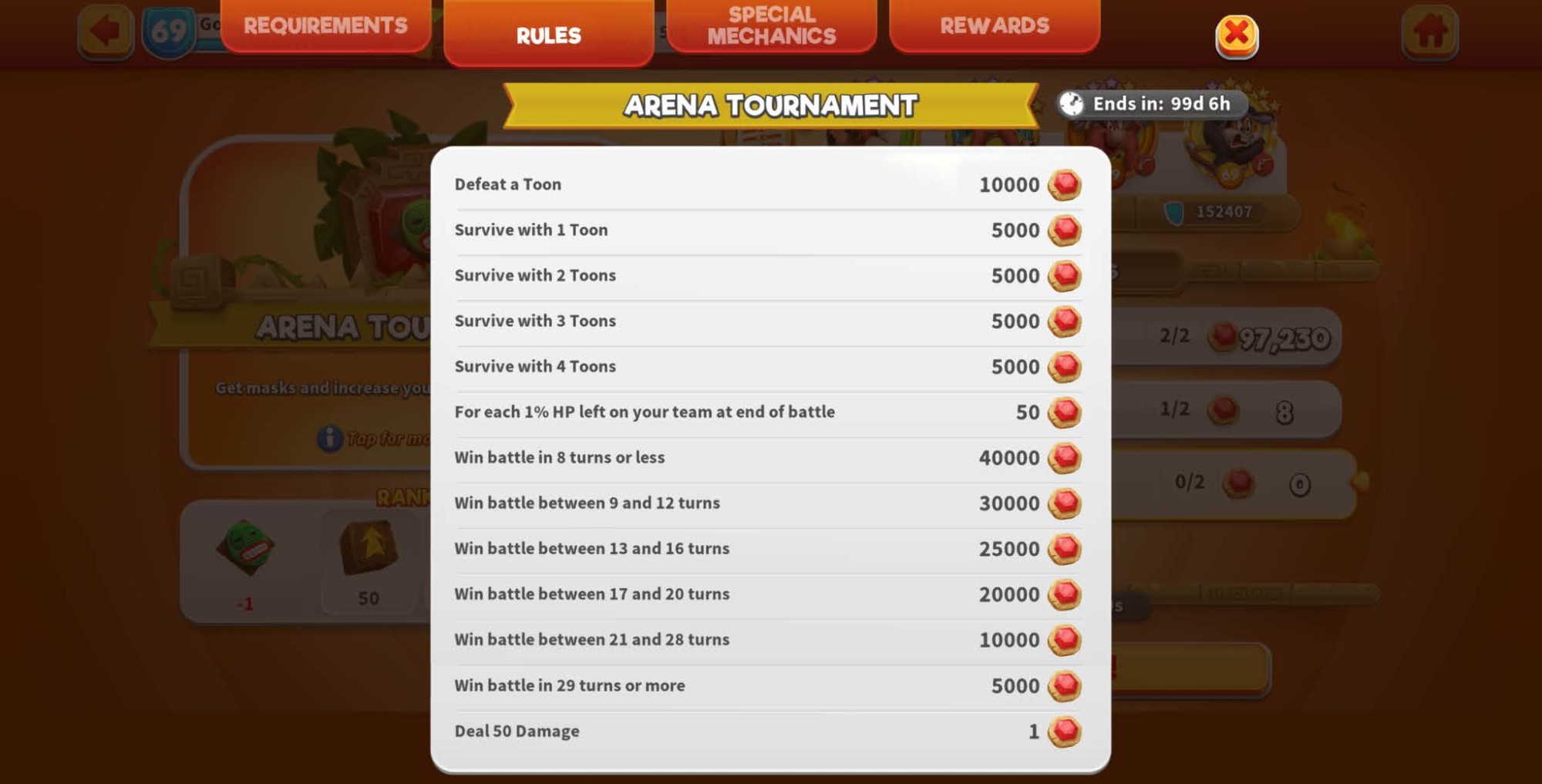 ARENA LEAGUE – RELEASE NOTES – Looney Tunes World of Mayhem