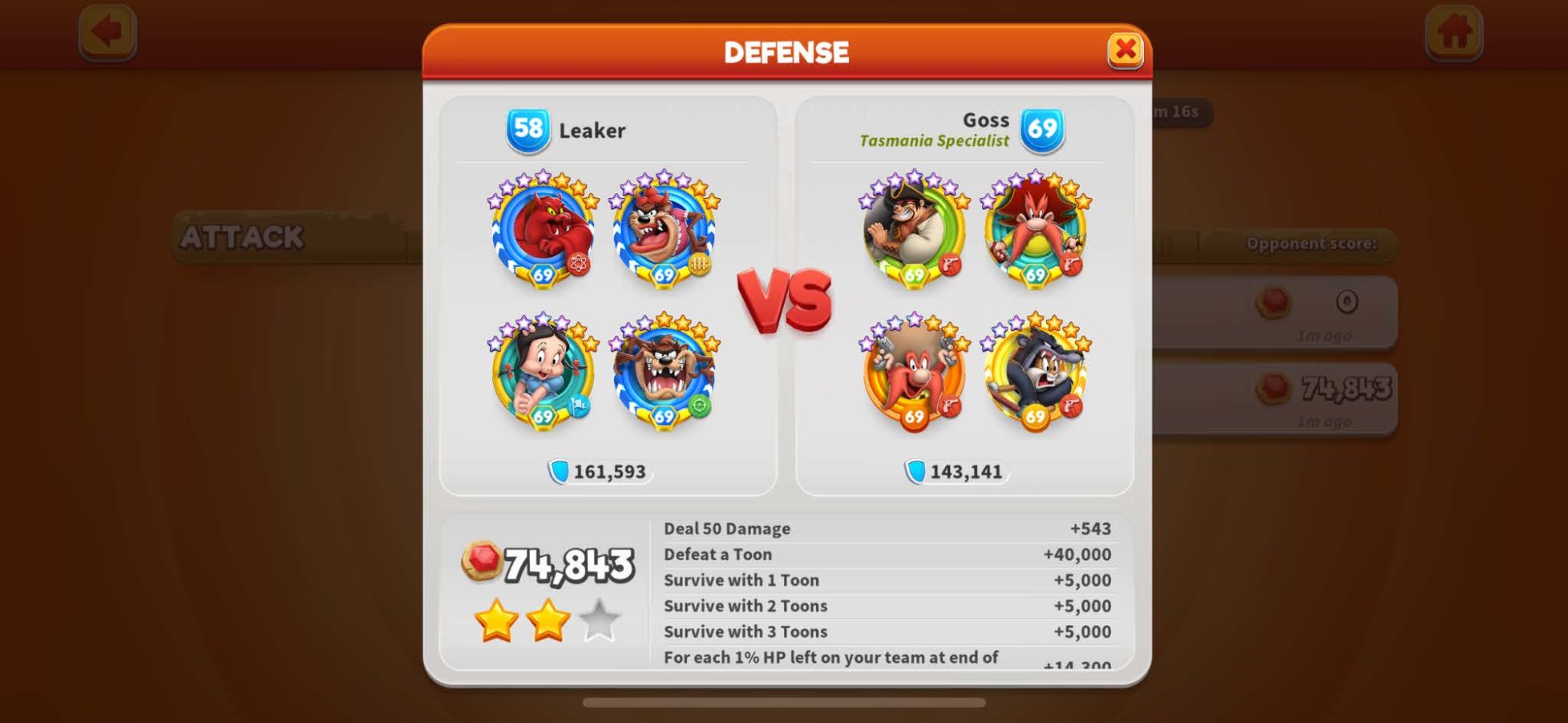 ARENA LEAGUE – RELEASE NOTES – Looney Tunes World of Mayhem