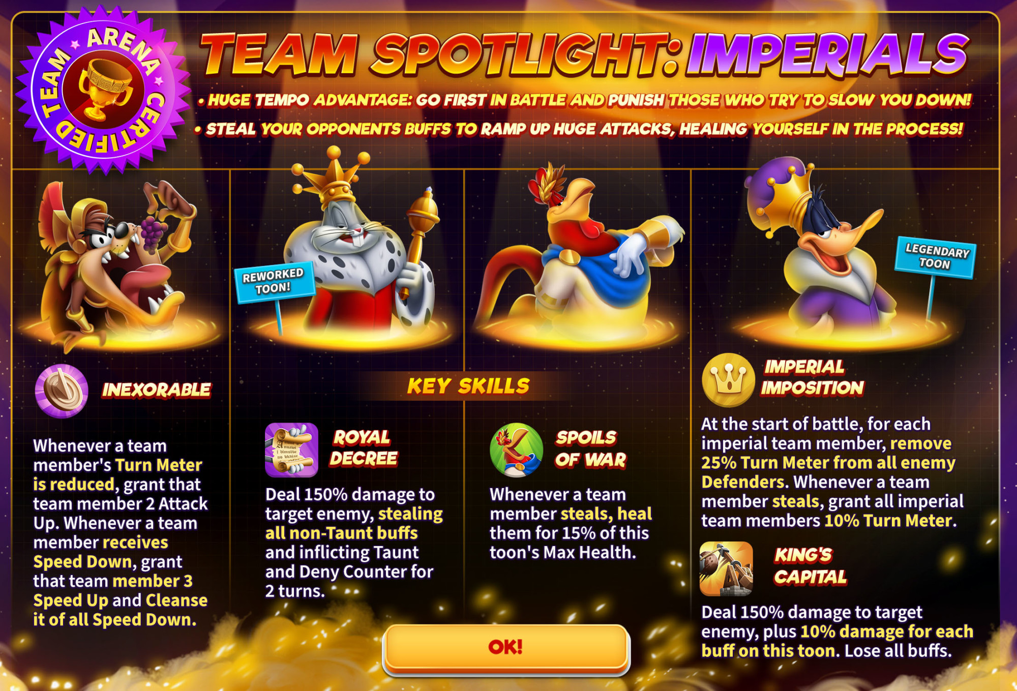 Team Spotlight: Imperials & Desert Event – Looney Tunes World of Mayhem