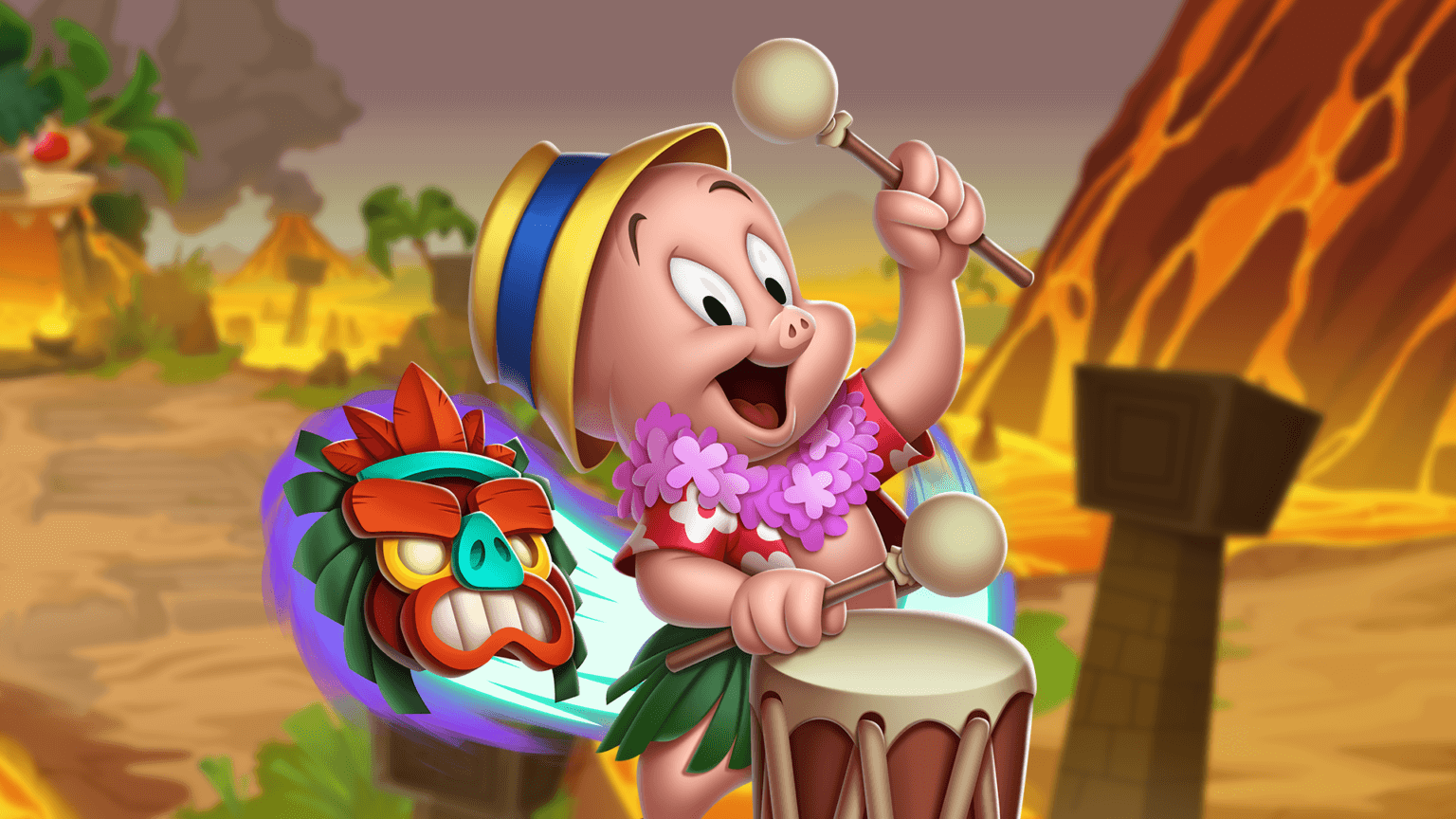 The Pig Luau – Looney Tunes World of Mayhem