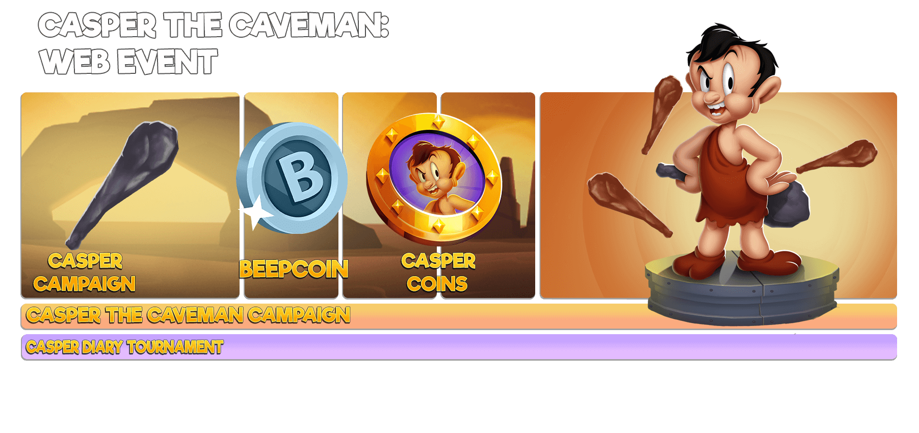 Event Overview: Casper The Caveman – Looney Tunes World of Mayhem