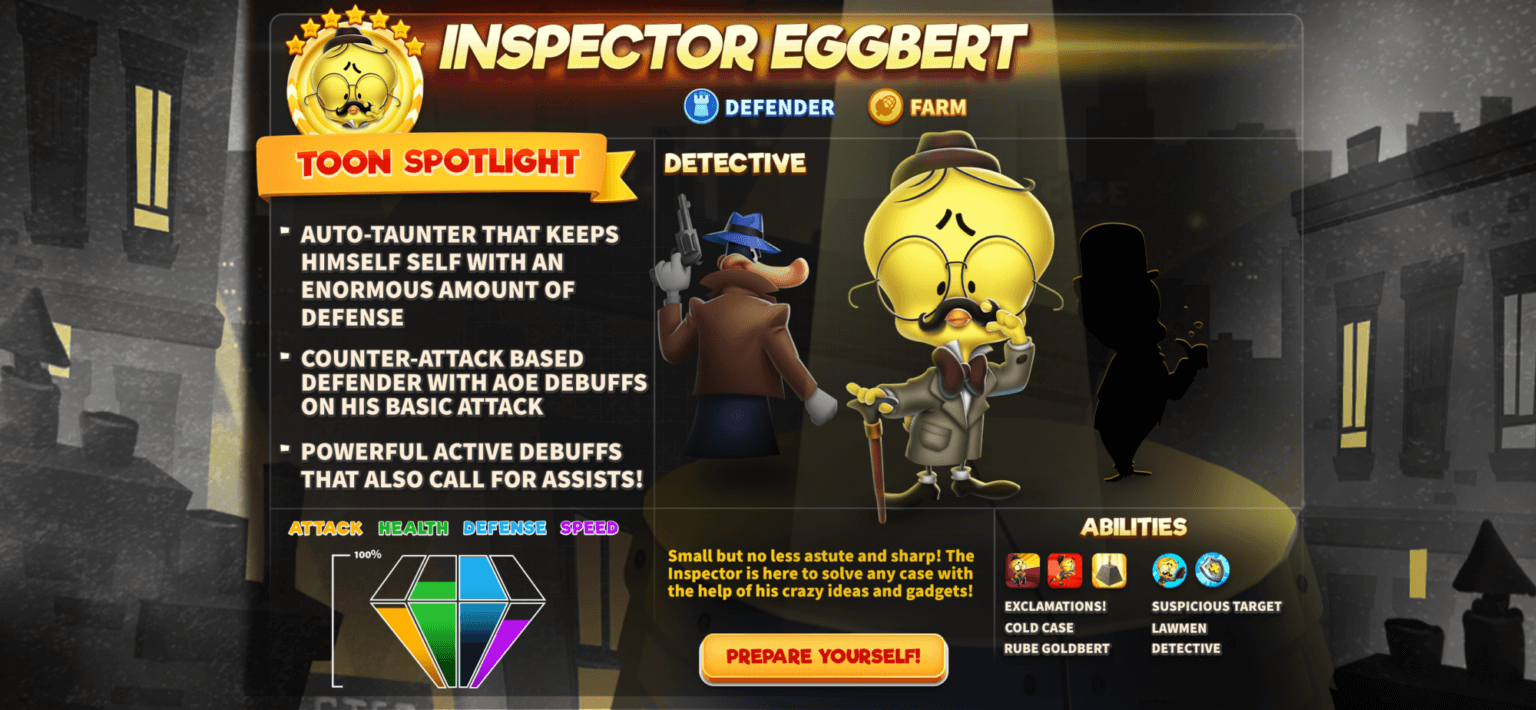 Event Overview: Inspector Eggbert – Looney Tunes World of Mayhem