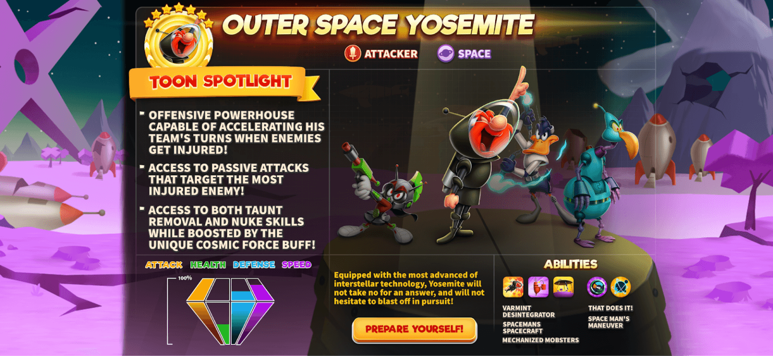 Event Overview: Outer Space Yosemite – Looney Tunes World of Mayhem