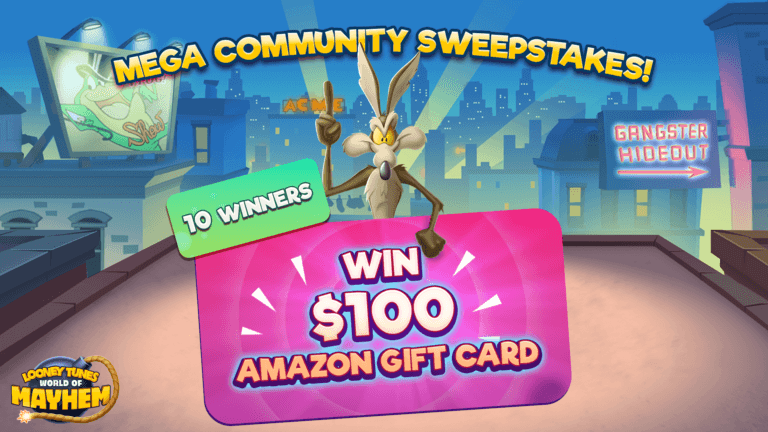 Mega Community Sweepstakes – Looney Tunes World of Mayhem